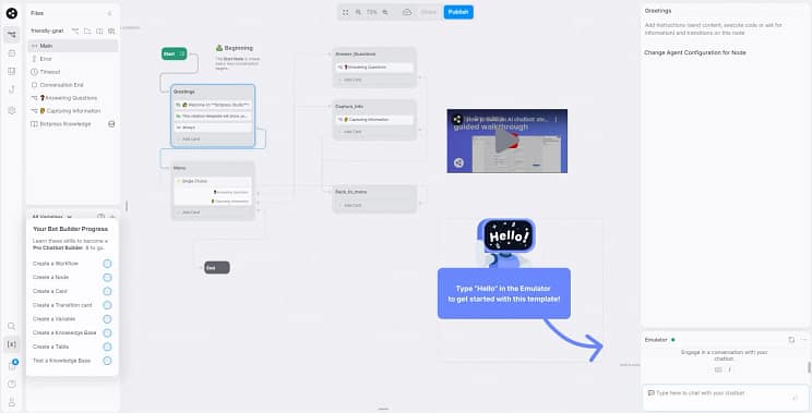 Botpress, chatbot con inteligencia artificial y ChatGPT